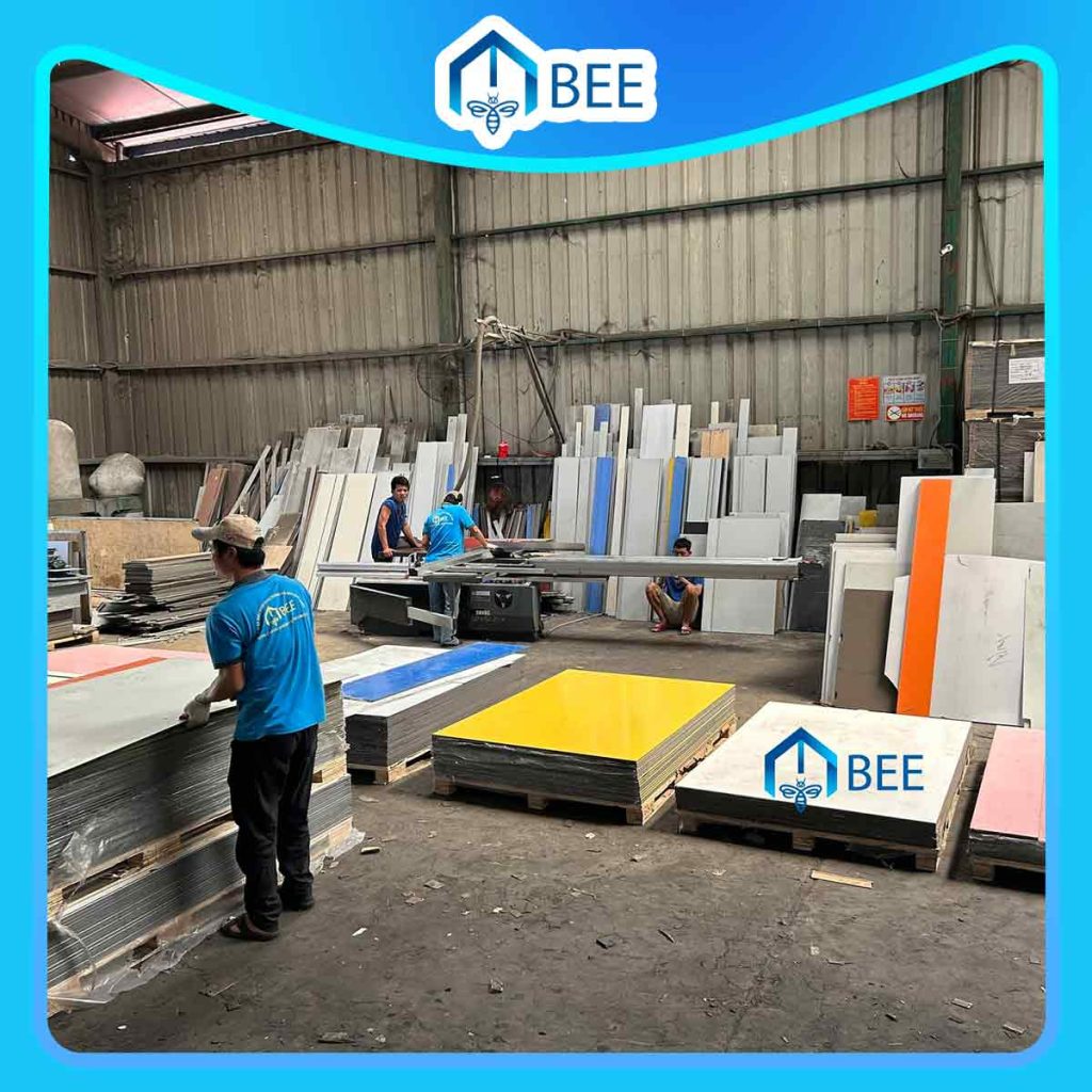 Dịch vụ thi công vách ngăn tấm compact tại Biên Hòa - Đồng Nai - Mbee